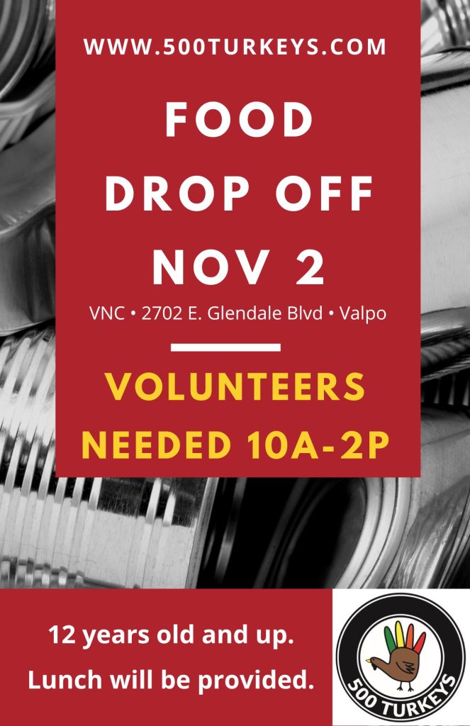 Food Drop Off | 500 Turkeys